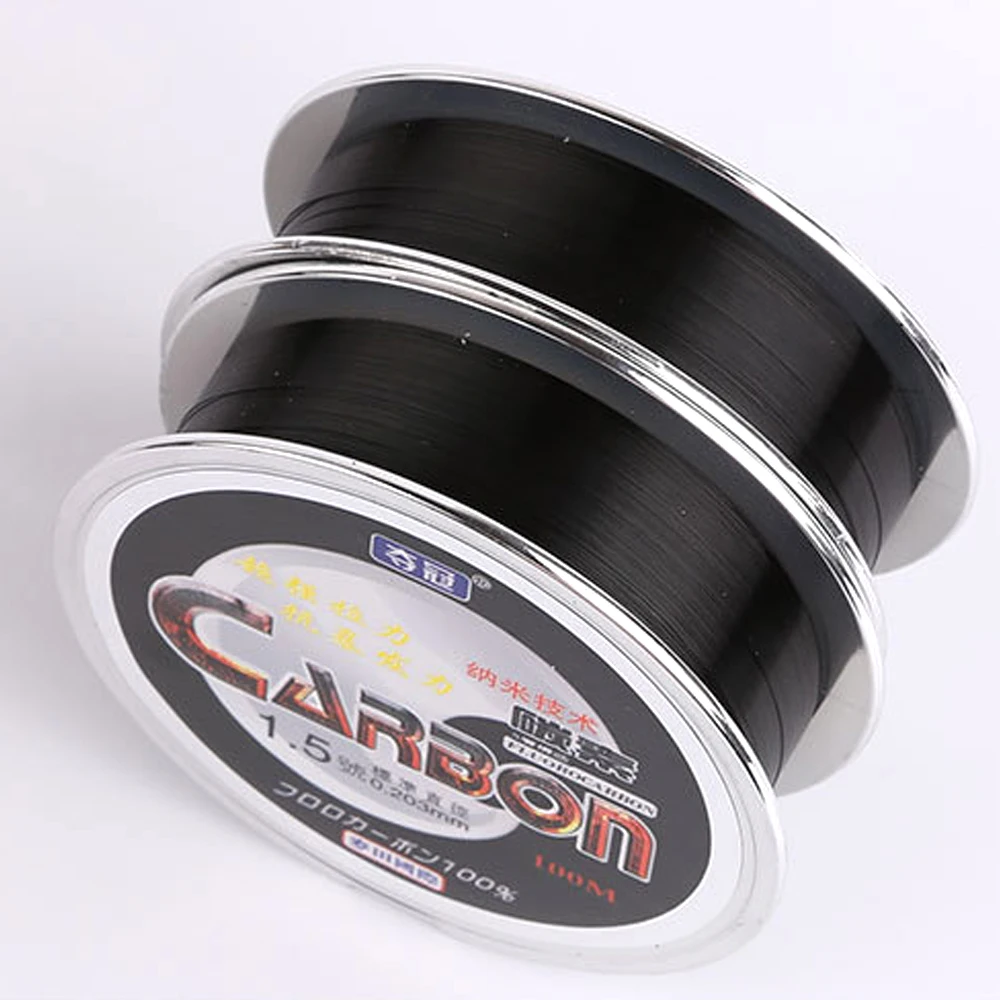 100M-High-Quality-Black-Fishing-Line-Super-Strong-Nylon-Monofilament ...