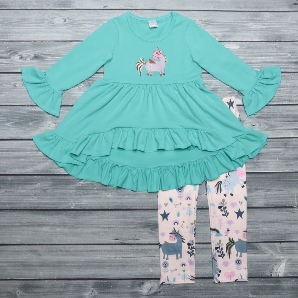 Conice NiNi Girls Boutique Unicorn Outfits Girl Clothing Set Unicorn Kids Outfits Girl ...