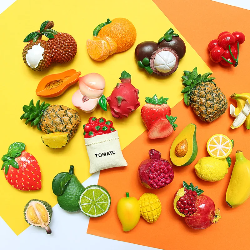 3D-bionic-food-refrigerator-paste-fruit-model-magnets-home-decoration ...