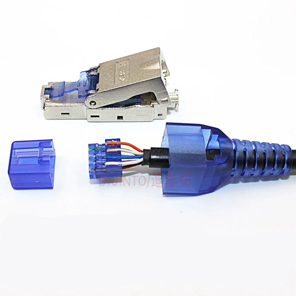 Ethernet Plug Cat7 Rj45 Connector Toolless Rj 45 Conector Cat 7
