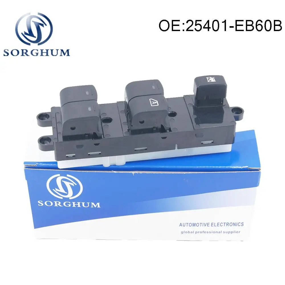 25401 EB60B 25401EB60B Front Door Power Window Master Switch For Nissan ...