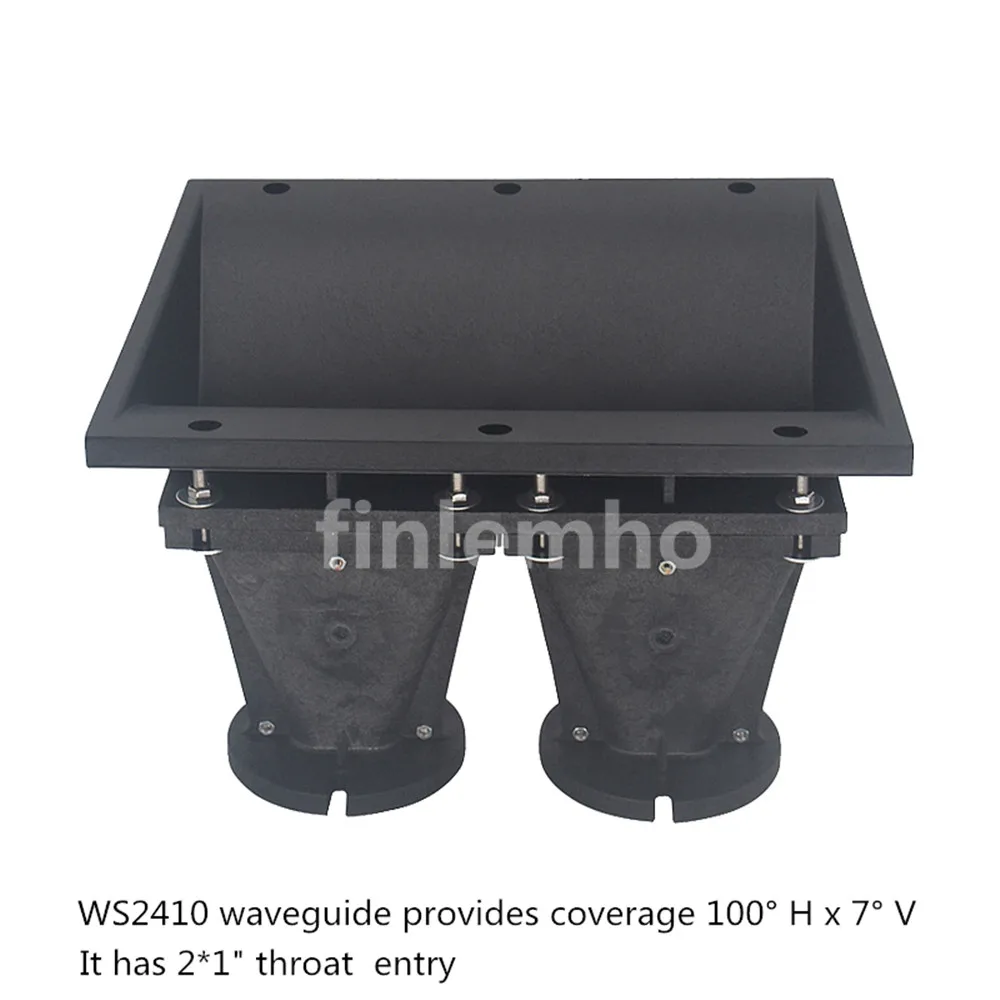 1PC Line Array DJ Speaker Horn Flare 2x1 Tweeter For 44.4mm Voice Coil ...