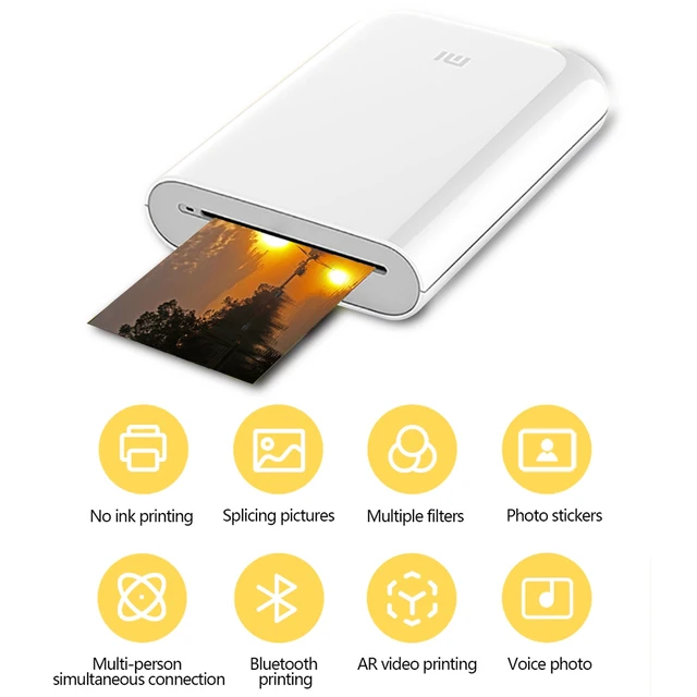 Original Xiaomi Pocket Printer Paper ZINK Self-adhesive Photo Print ...