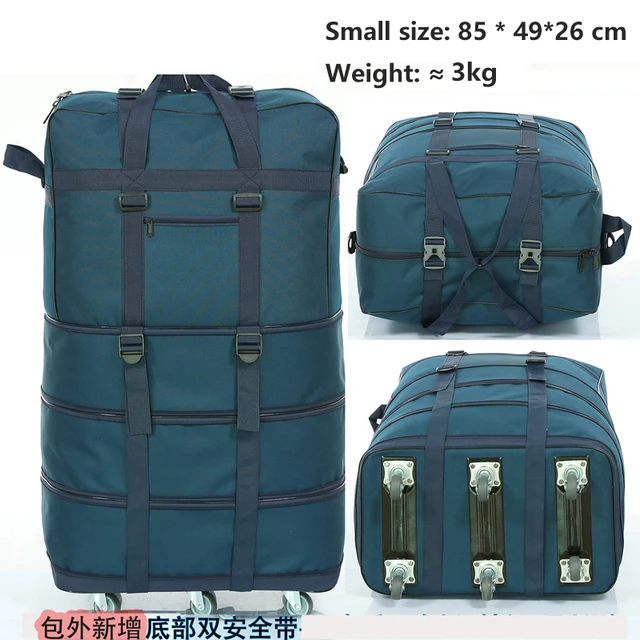 Folding trolley case 158 aviation consignment bag with wheel travel bag ...