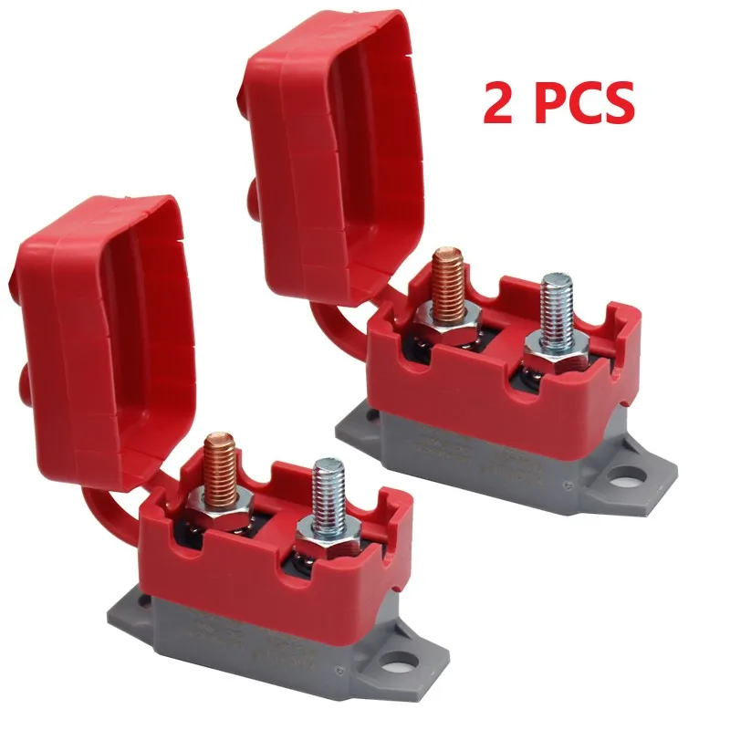 12v24v 35a 자동 리셋 회로 차단기 2 개입 회로 차단기 자동 리셋 퓨즈 홀더 시스템 보호용 방수서킷 차단기