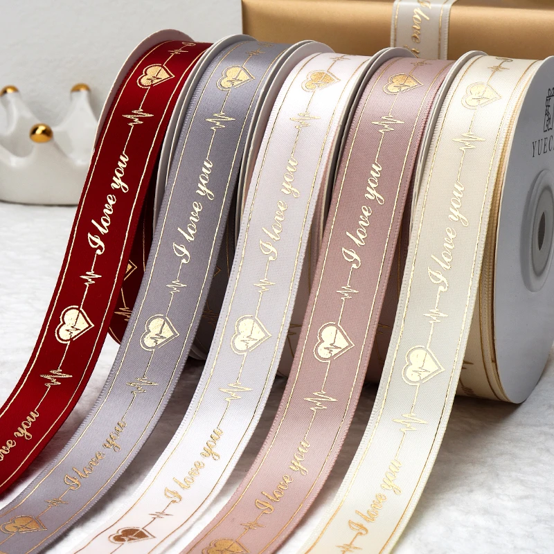 20mm Packaging Gift Ribbon | Satin Gold Ribbon Wedding | Ribbon ...