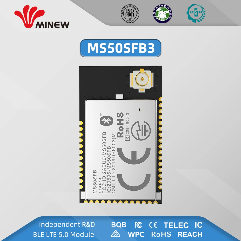 New Nordic bt5.0, Smallest ble module,nRF52832 bluetooth ble module ...