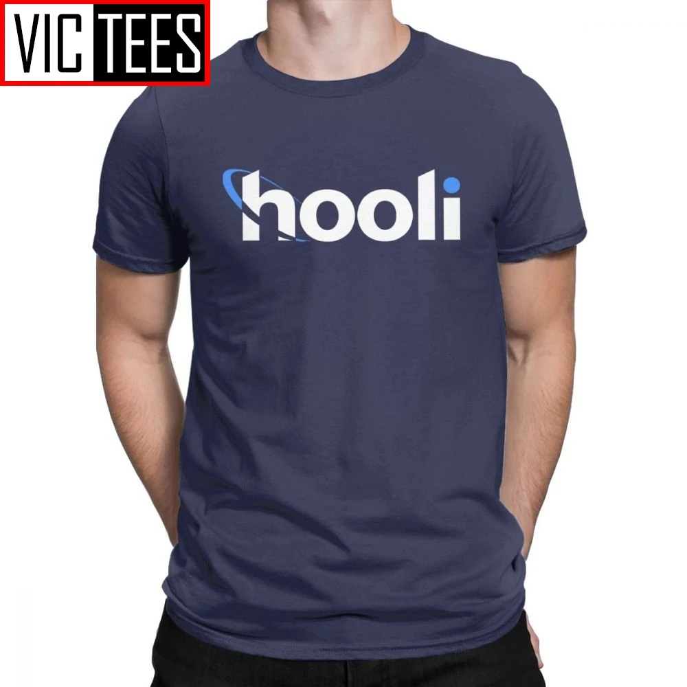 Camisetas-con-Logo-de-Hooli-para-hombre-camisa-de-manga-corta-con-Logo ...