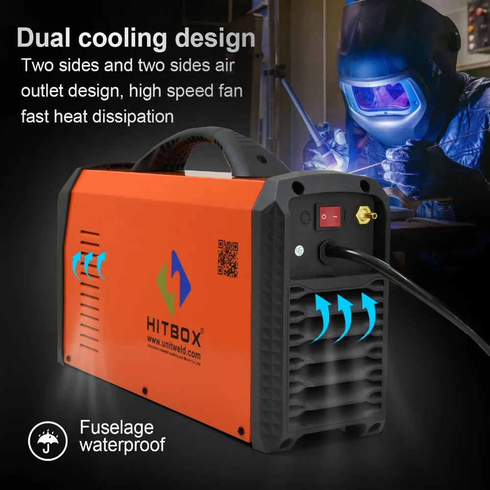 HITBOX TIG Welder AC/DC PFC Wide Voltage 65-265V 200A Pulse TIG Stick 4 in 1 Multifunction High ...