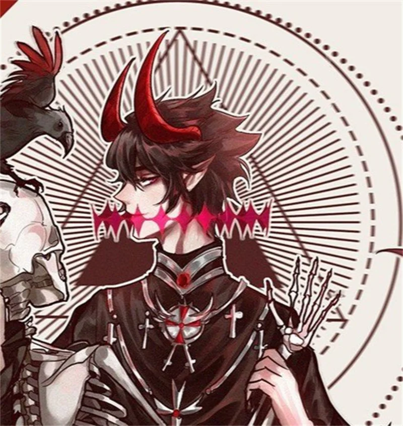 Demon Anime Boy With Horns