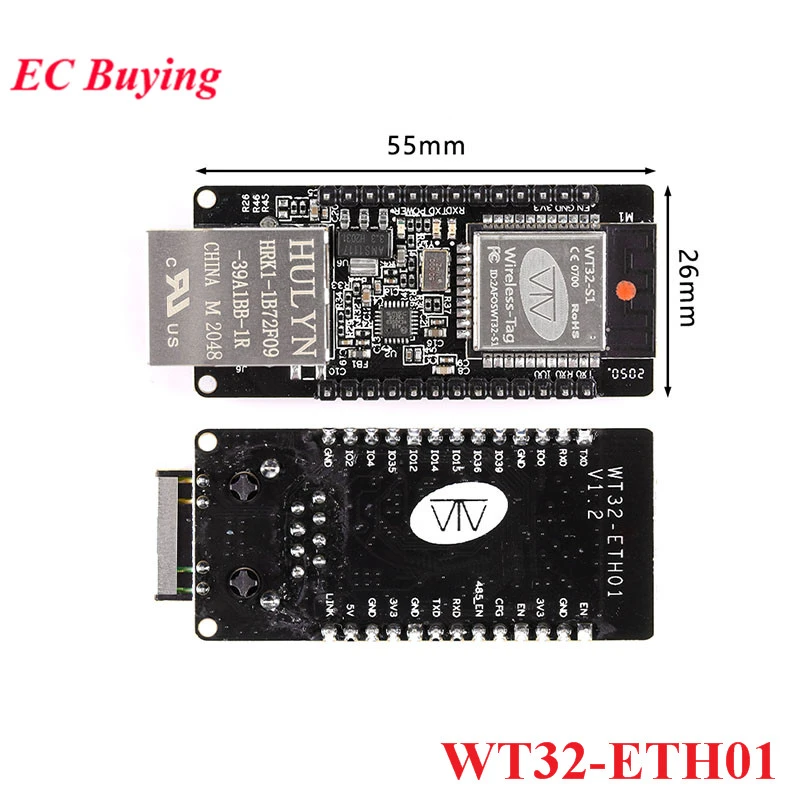 Wt32-eth01 Embedded Serial Port Networking Ethernet Ble Wifi Combo Gateway Mcu Esp32 Wireless ...