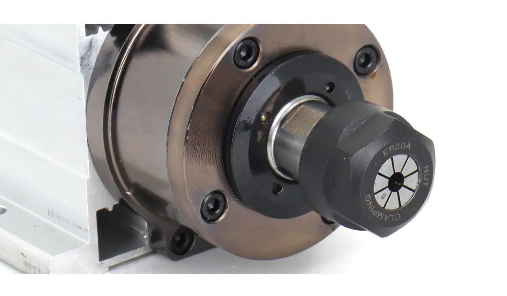 HQD CNC Spindle 1.5kw 2.2kw 3kw Air Cooled Spindle Motor 220V 380V ER ...