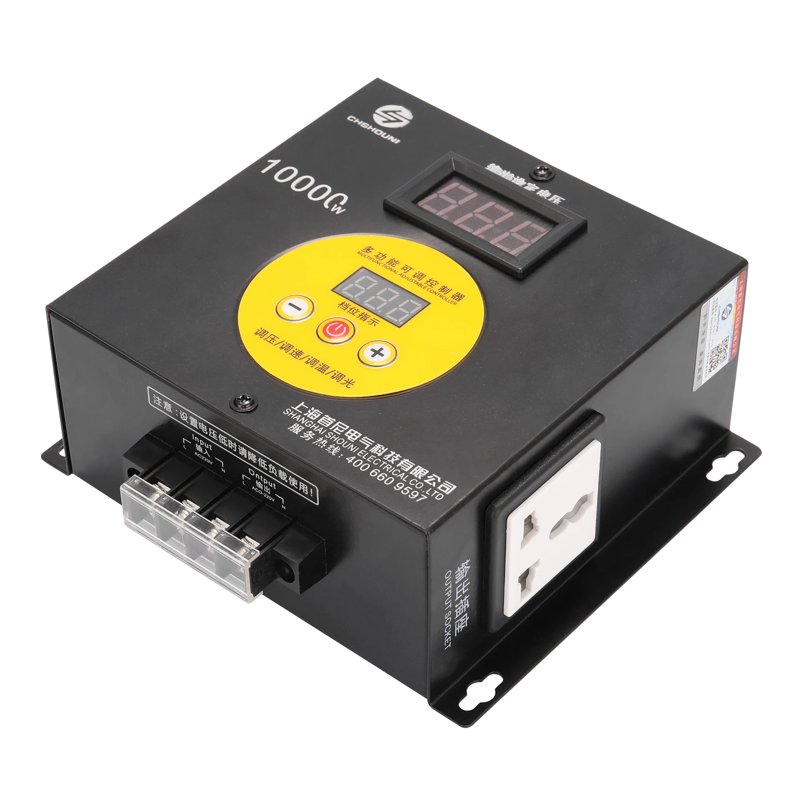 Household 0 220V 10000W Compact Variable Voltage Controller Portable ...