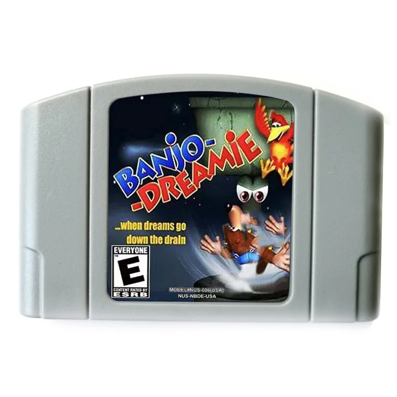 Grey Shell 64bit jogo ** Banjo Dreamie EUA Versão Inglês Idioma Salvar ...