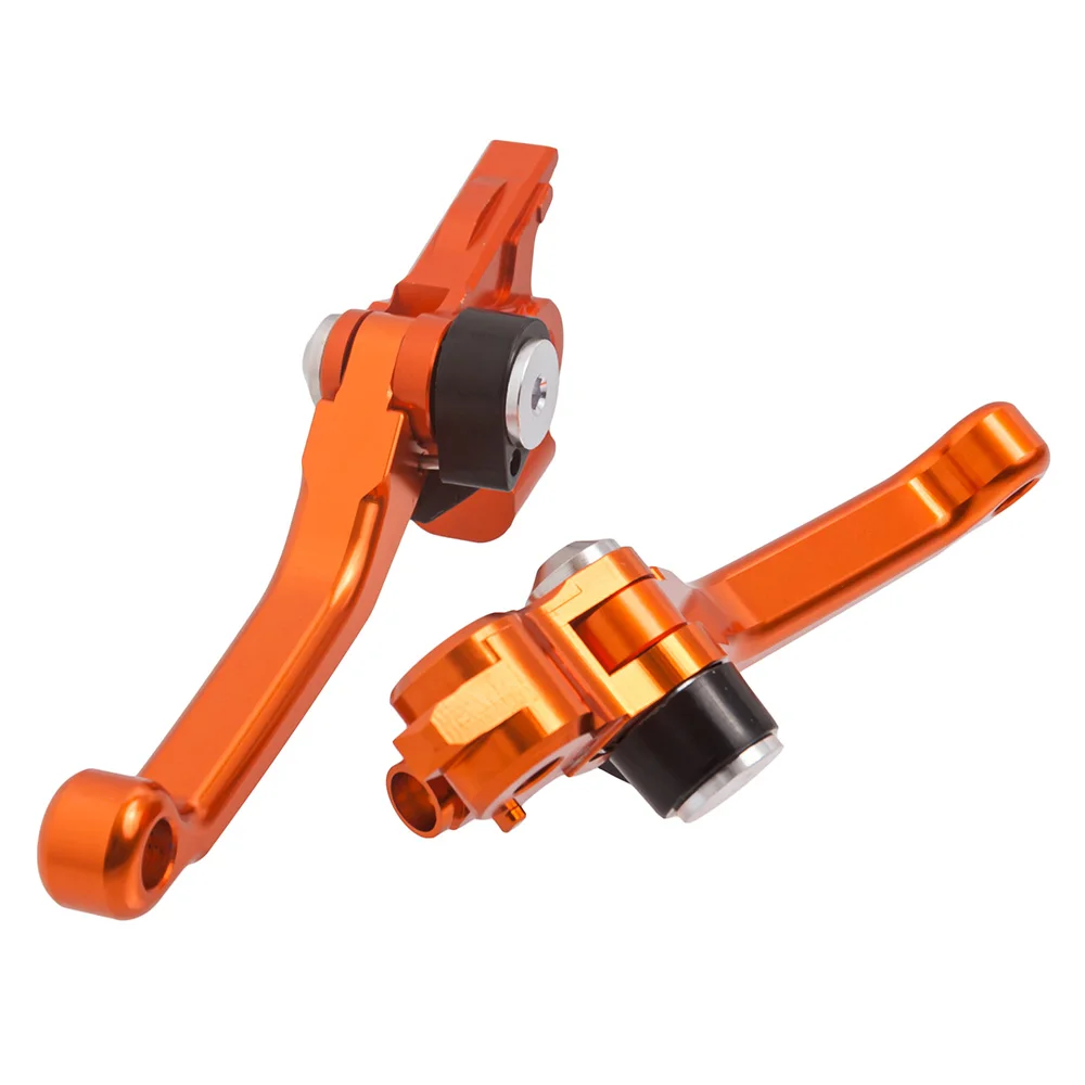 Motorcycle-Lever-Set-3-Finger-Pivot-Brake-Clutch-Handles-Motocross-for ...