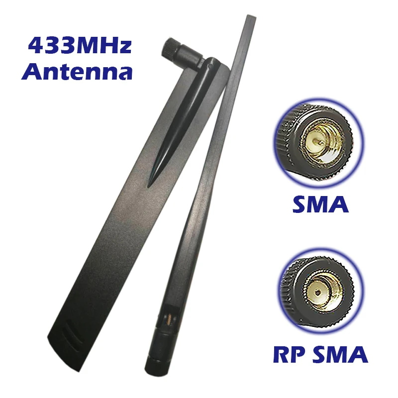 433MHz Antenna 12dbi Gain SMA/RPSMA Connector Signal Booster for Radio ...