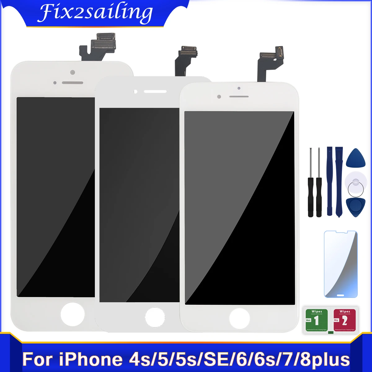 Aaa+ Lcd Display For Iphone 6 7 8 6s Plus Touch Screen Repair For ...