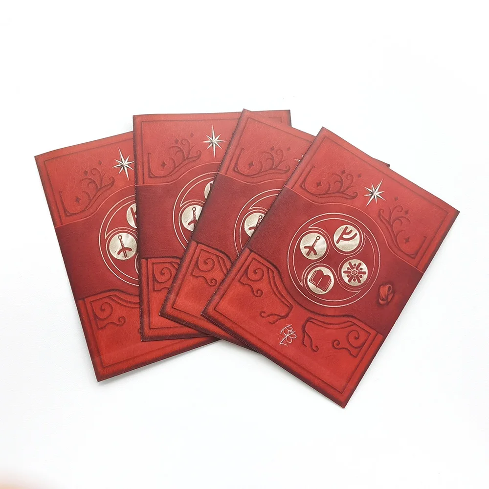 66x91mm100Pieces-Lot-Magic-Board-Game-Cards-Matte-Sleeves-Crimson ...