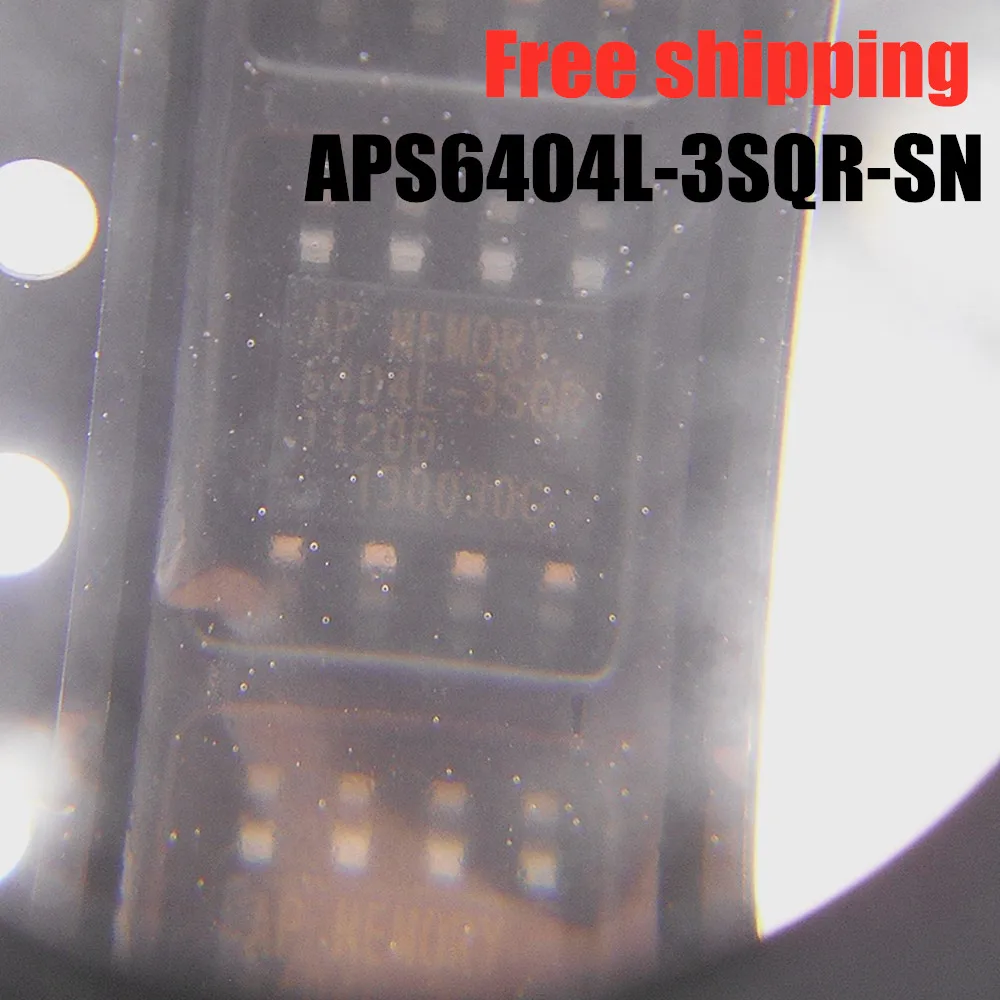 10PCS 100PCS APS6404L-3SQR-SN 6404L-3SQR Replace ESP-PSRAM64H SMD 3.3V ...