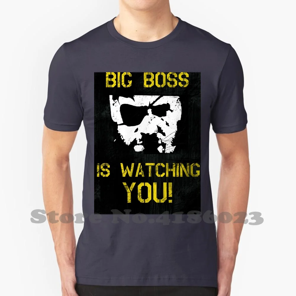 The-Phantom-Pain-Big-Boss-Is-Watching-You-100-Cotton-T-Shirt-The ...
