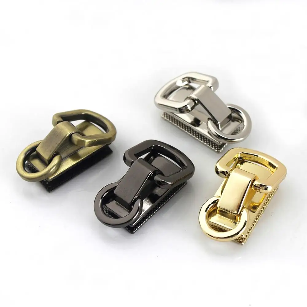 2pcs Leather Craft Bag Strap Metal Gusset Hanger Clamps Bag Side Edge ...