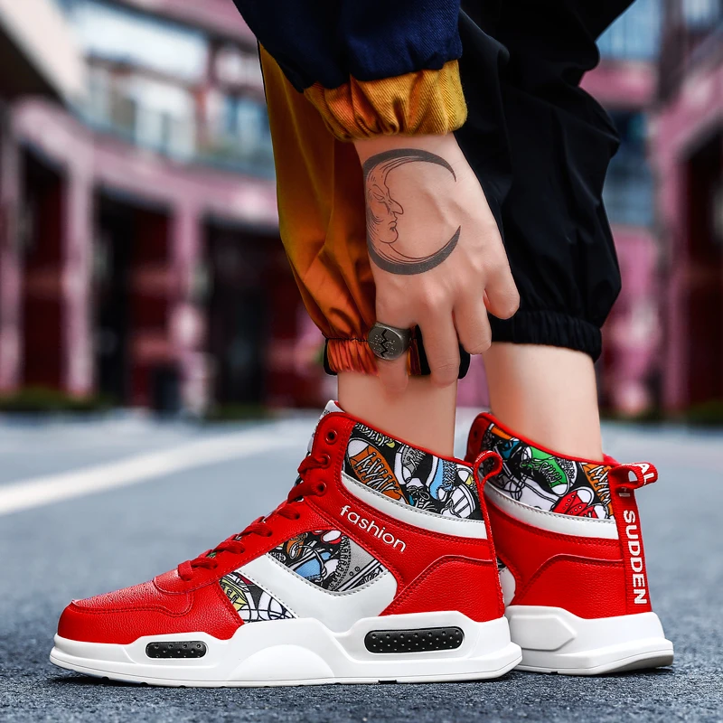 Red Shoes Men Fashion