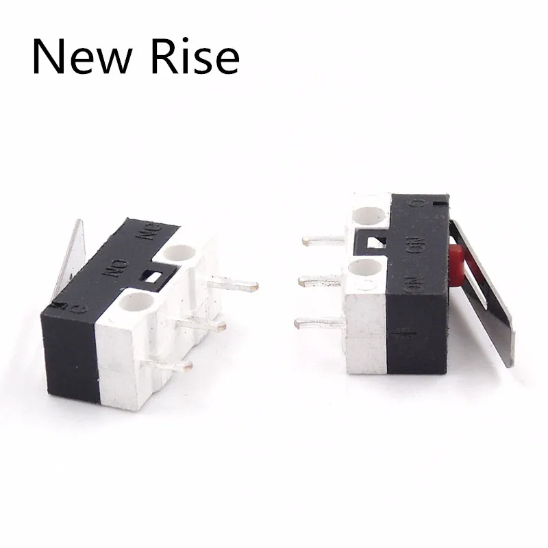 100pcs Micro Switch Push Button Switch 1a 125v Ac Mouse Switch 3pins ...