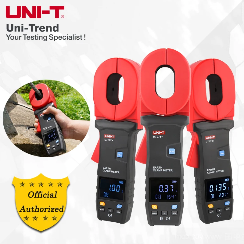 UNI-T UT272+ UT273+ UT275+ Clamp Earth Ground Tester/loop resistance ...