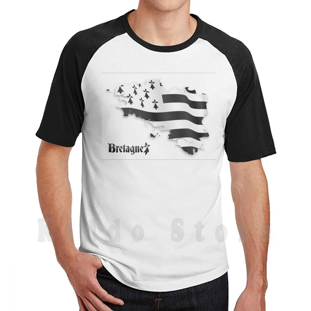 Bretagne United Flag Map T Shirt Men Cotton Cotton S-6xl Bretagne ...