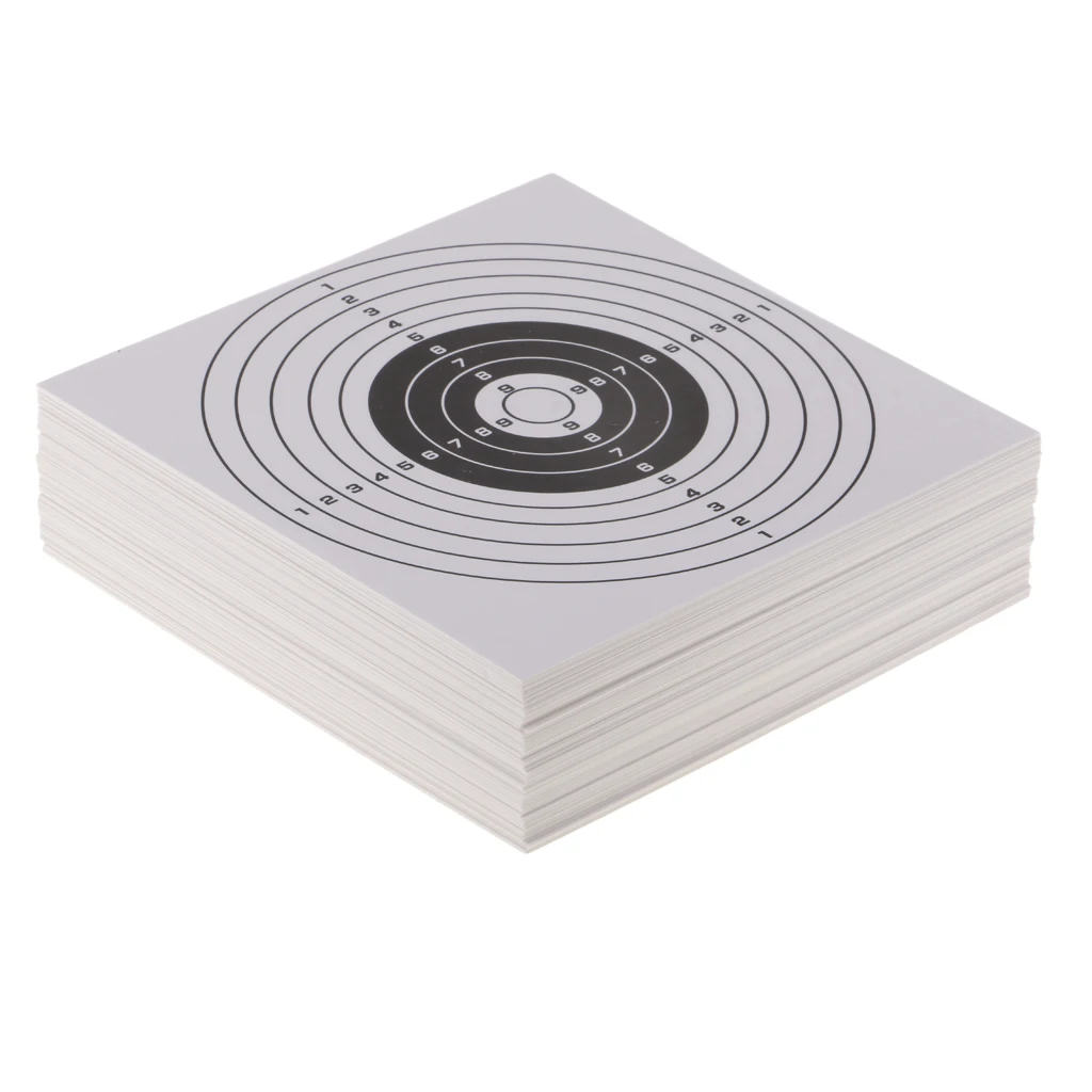 100Pcs Archery Paper Target - Shooting Target Paper Cardboard Compound ...