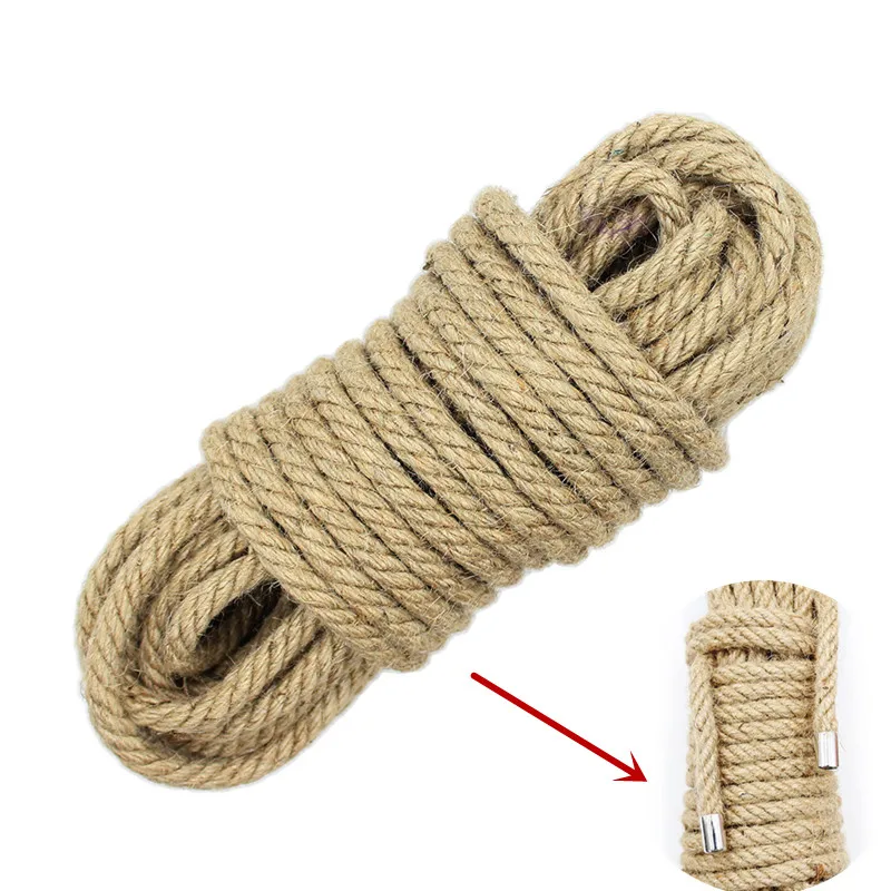5/10/20M Hemp Shibari Rope BDSM Bondage Rope for Adult Tying Sex Games ...