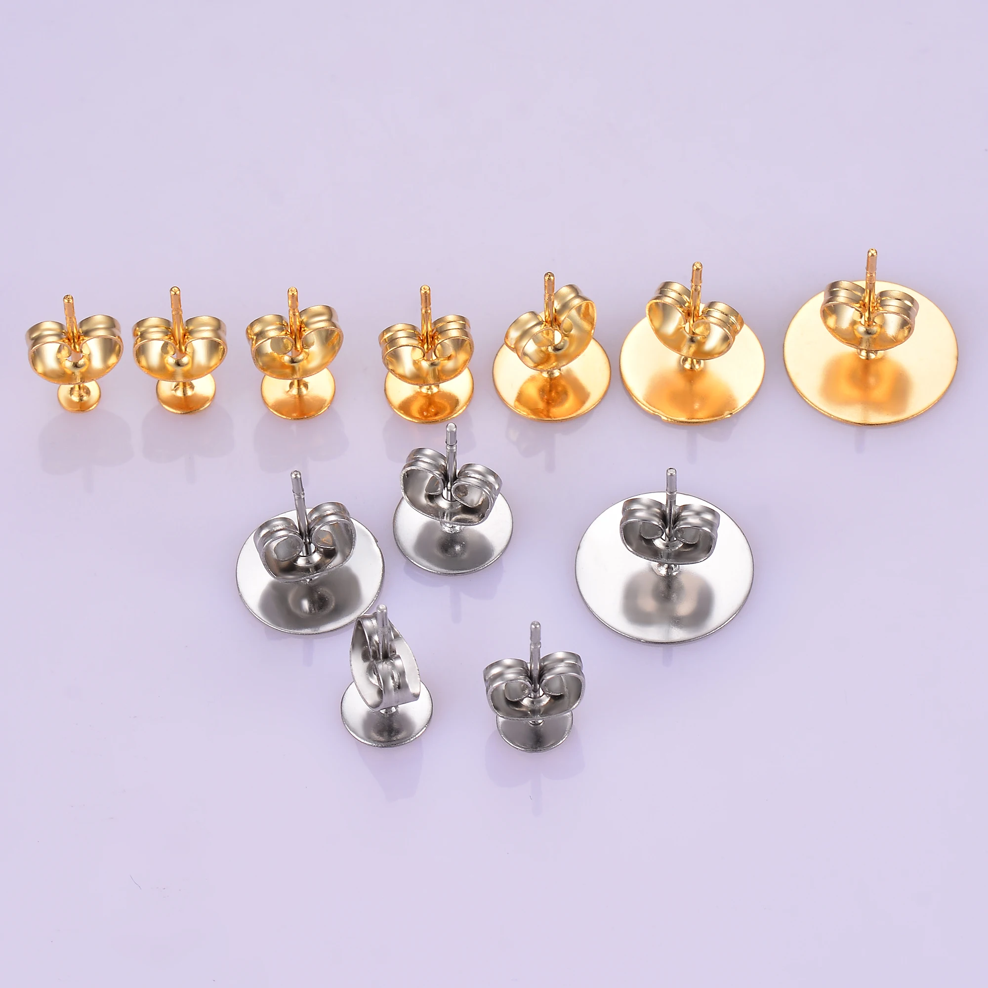 Stainless Steel Earring Settings | Stainless Steel Earring Findings ...