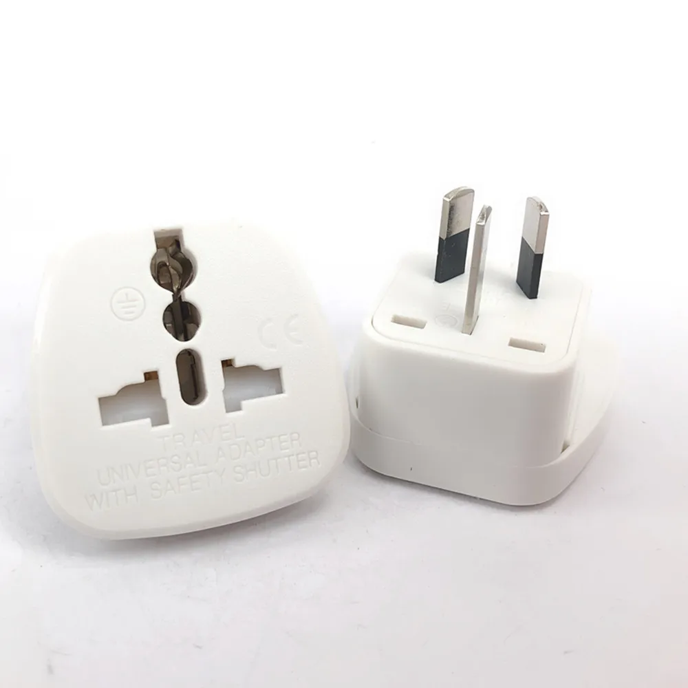 New Universal to AU/CN plug adapter EU/US/AU/UK return Semi glue 3pins ...