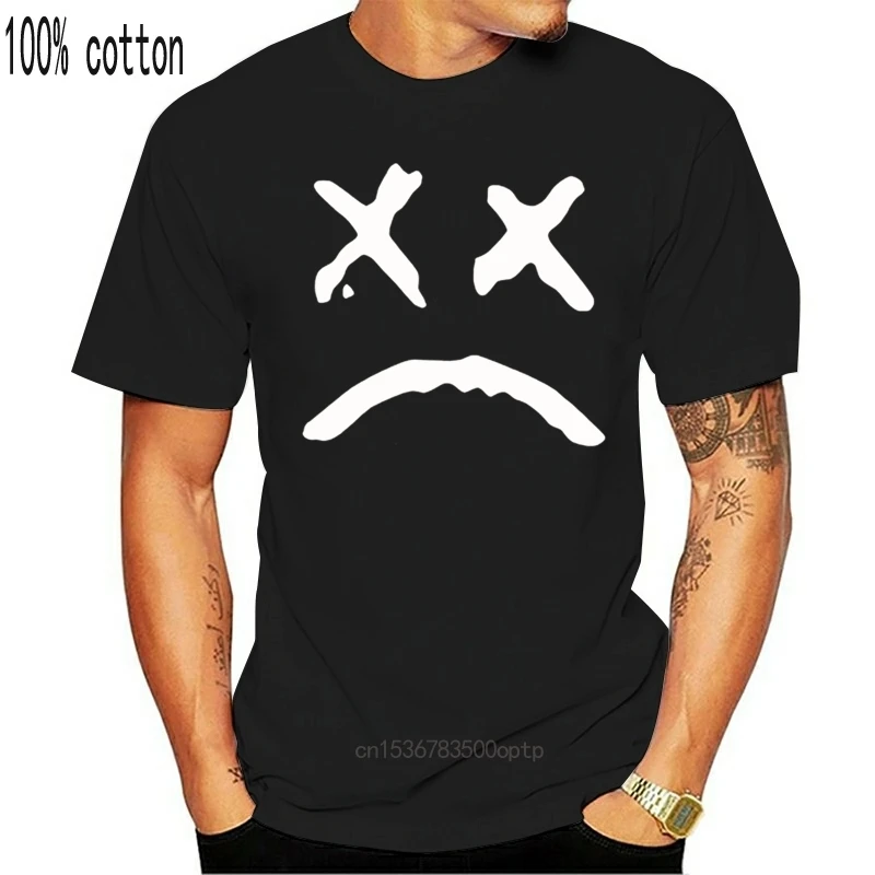 Funny t shirt Sad Face Tee X Eyes Shirt|T-Shirts| - AliExpress
