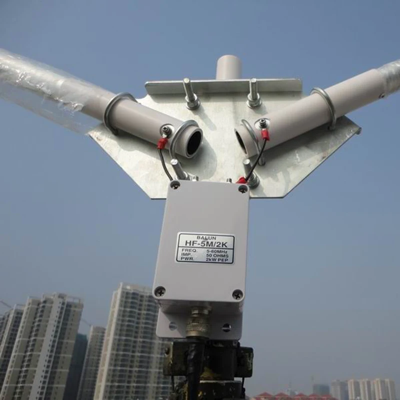 By BG7PNV 750V 1000W Shortwave Antenna V Antenna 5 Bands 7M-14M-21M-28M ...