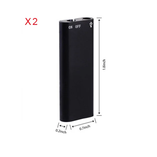 Ultra-Thin Mini Voice Recorder 4-32GB Digtal Professional Sound ...
