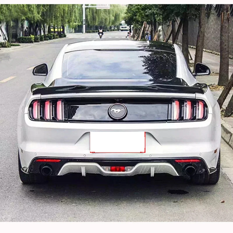 Fit-For-Ford-Mustang-Rear-Spoiler-2015-2016-2017-2Door-Mustang-Black ...