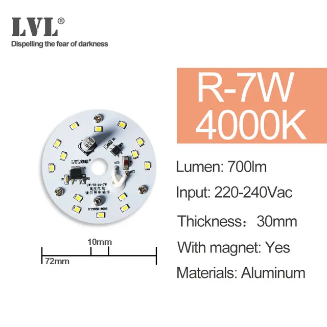LED Module Light 220V 230V 240V 6W 10W 18W 25W 40W Magnetic Replace ...