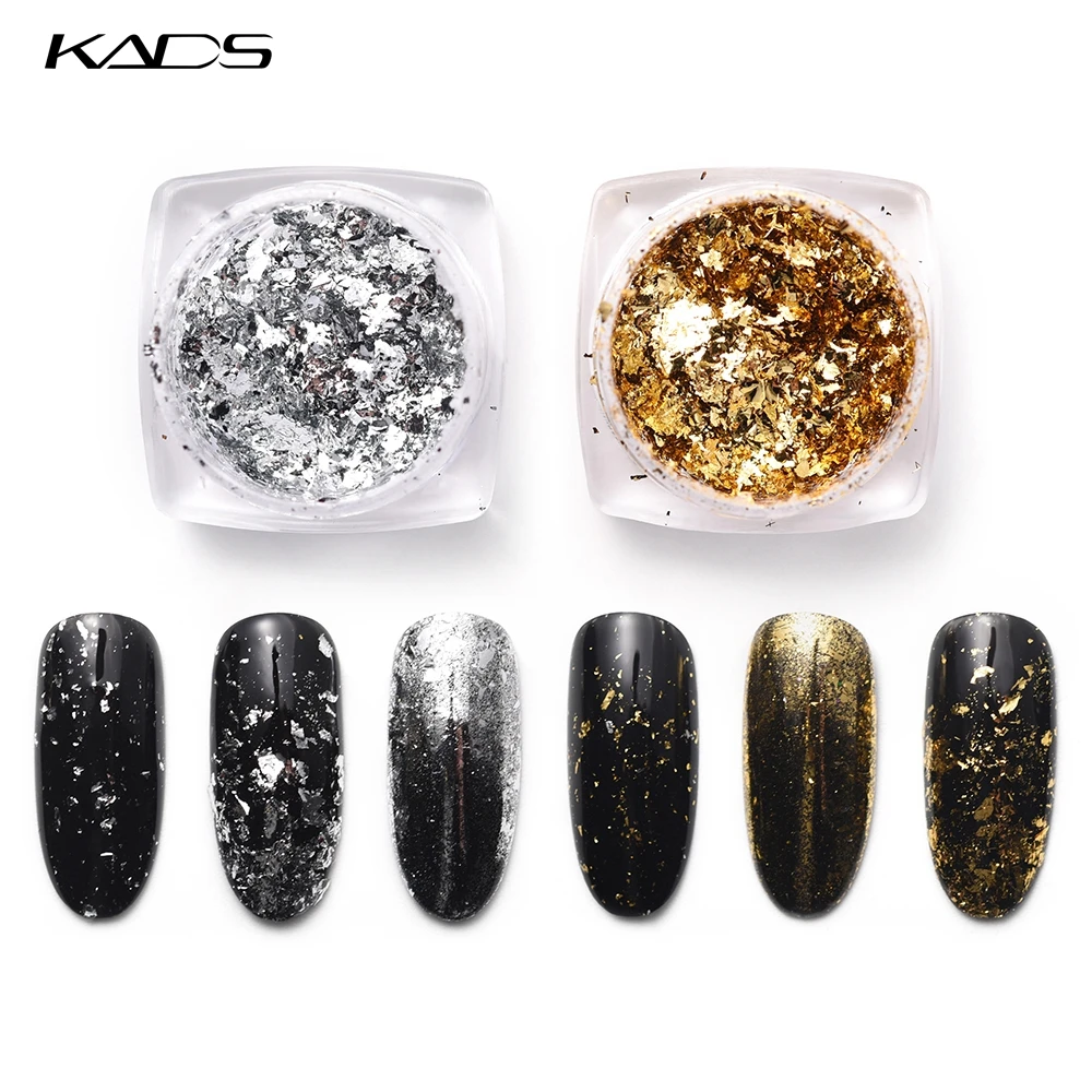 Glitter Powder Nail Designs