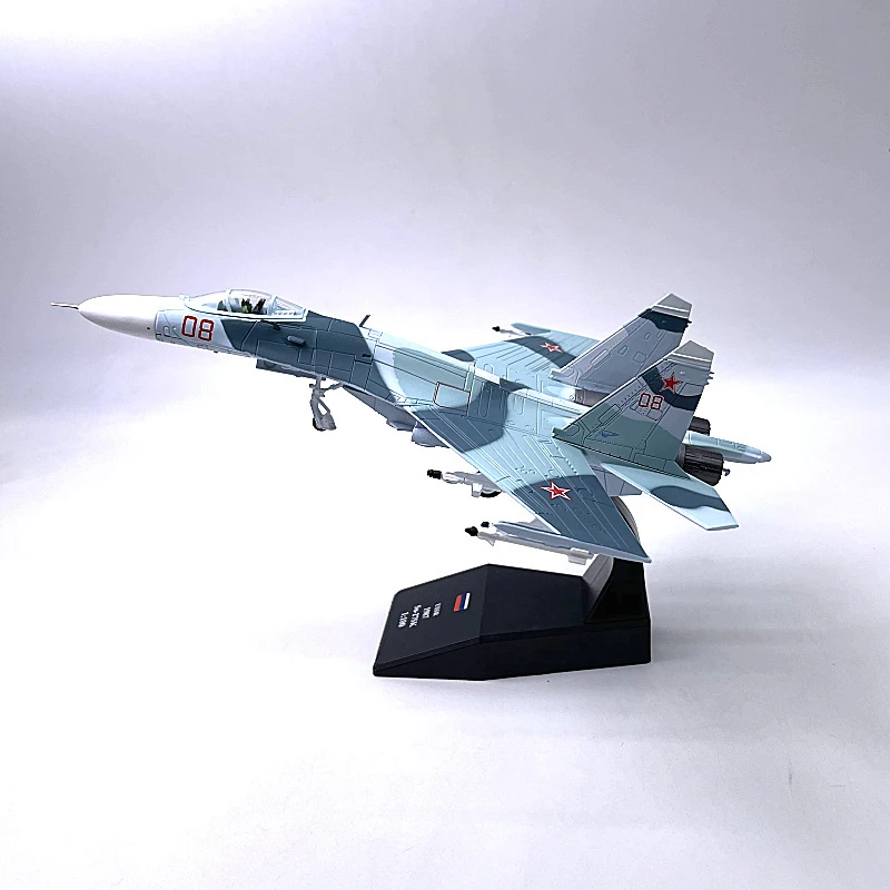 Jason Tutu Aircraft Model Plane Russian Air Force Fighter Sukhoi Su-27 ...