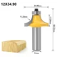12mm shank Corner Round Over Router Bit with BearingMilling Cutter for ...