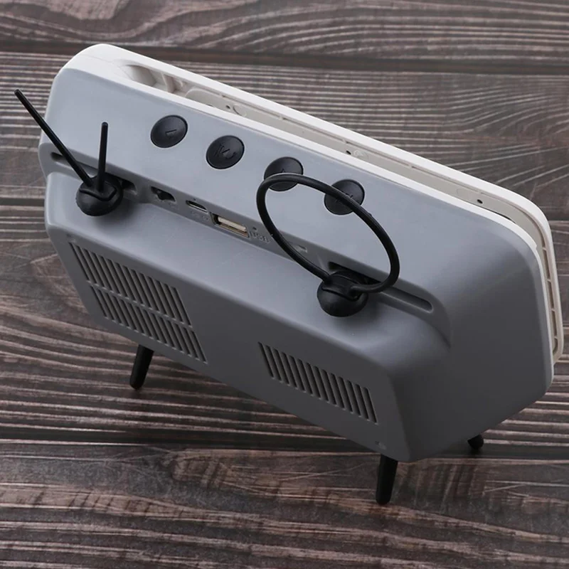 3 в 1 беспроводной динамик Ретро ТВ мини портативный бас-Колонка ...