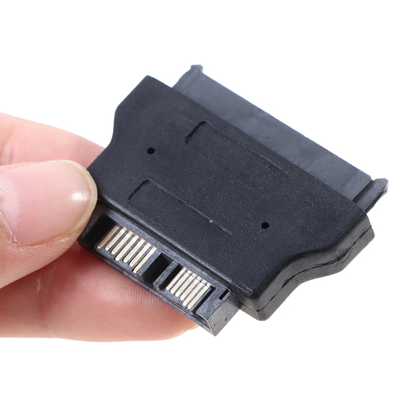SATA 22Pin to 13Pin Slimline SATA Adapter 7+15 Serial Female to 7+6 Male