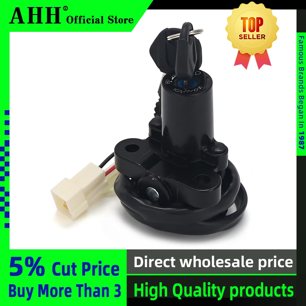 AHH Motorcycle Ignition Switch Lock Keys Set for Yamaha YZF1000 R1 YZF ...