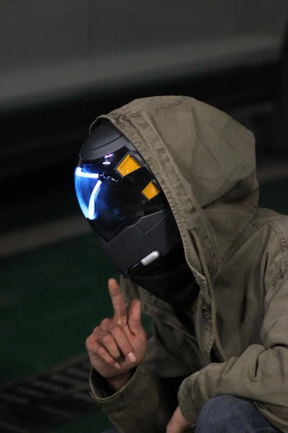 Overwatch Skin Masks Costume With LED Lights - AllCosplay.com