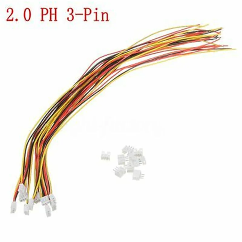 10Sets/Lot Mini Micro 2.0 PH Connector Male Female 2/3/4/5/6/7/8/9/10 ...