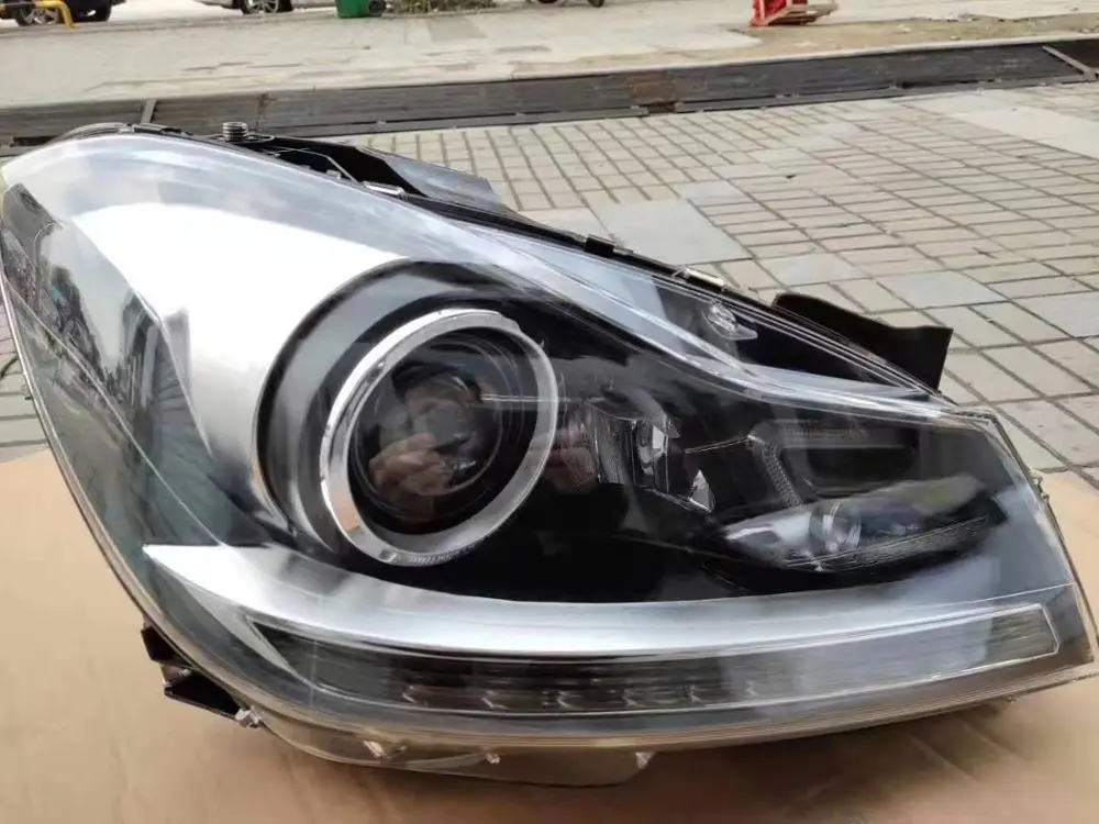 2048203539 2048203639 ไฟหน้าขวาซ้ายสำหรับ Mercedes W204|ฮู้ดโคมไฟ ...