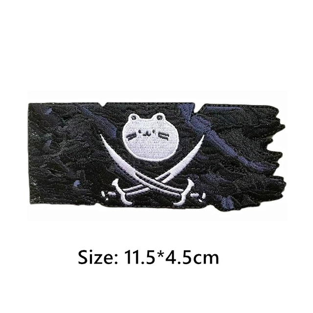 Pirate Cat Freedom Knight Embroidery Patches Diving Dead Cat Tell Tales ...
