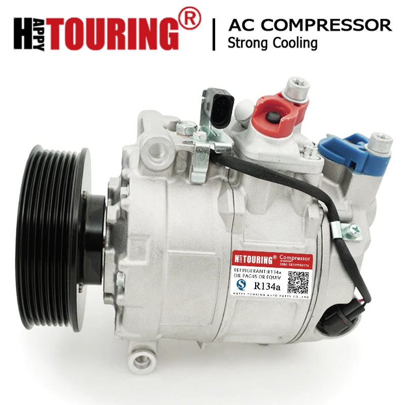 Compresor de CA para Audi A8 Quattro 2004, 2005, 2006, 4E0260805F ...