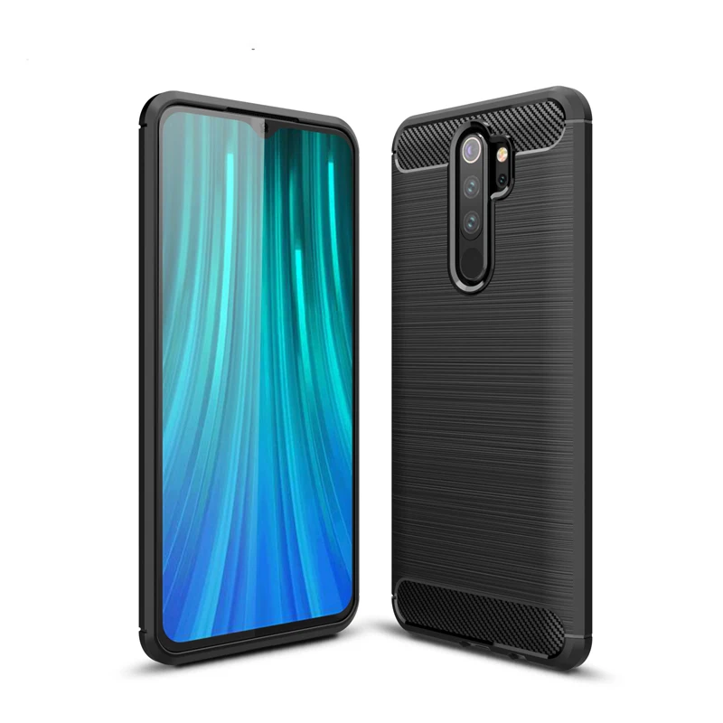 Carbon Fiber Pattern Brushed Soft TPU Phone Cases for Xiaomi Redmi Note ...